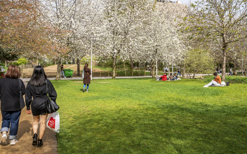 Parc Clichy Batignolles Martin Luther King - Ville de Paris