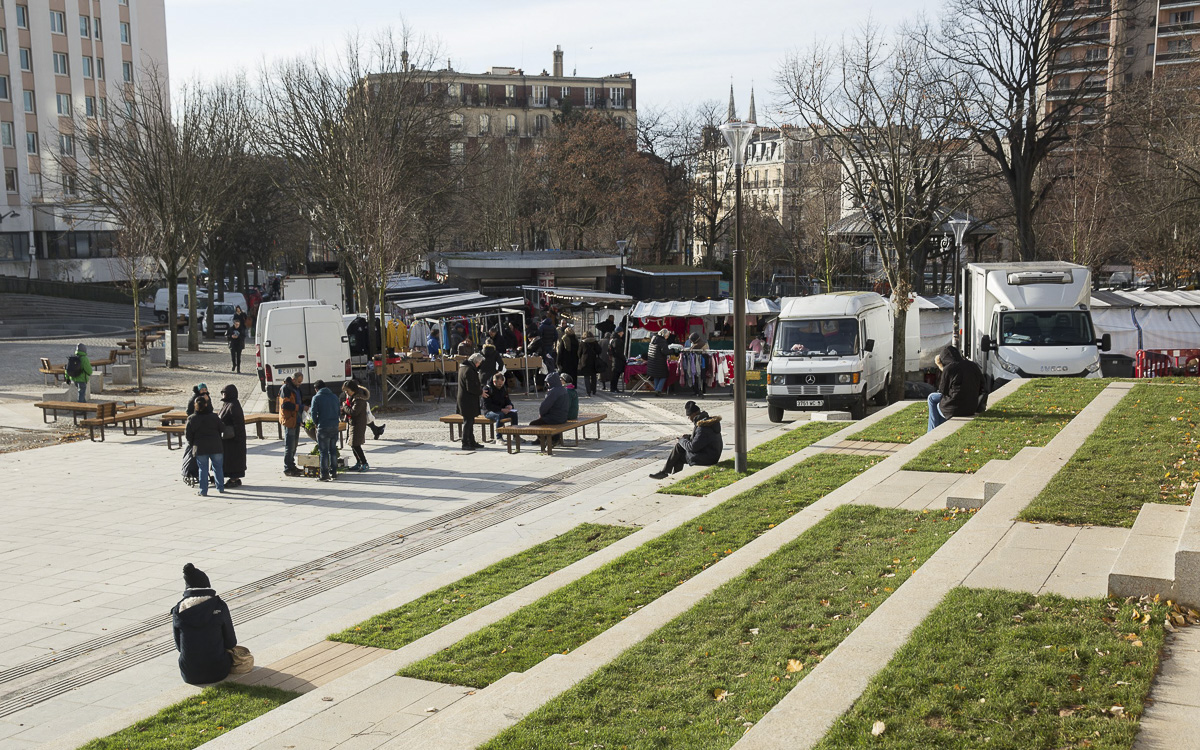 La place des Fêtes dévoile un nouveau visage - Ville de Paris