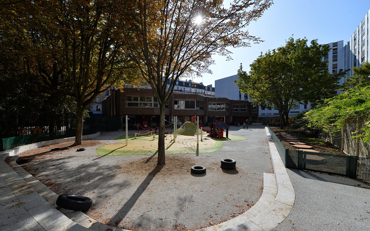 Les cours Oasis - Ville de Paris