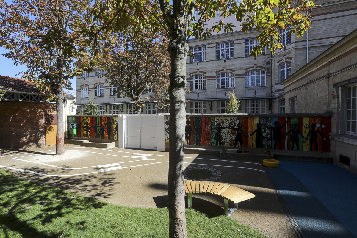 Les cours Oasis - Ville de Paris