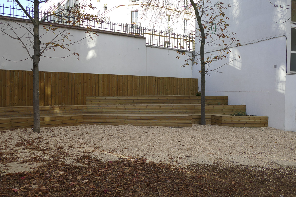 Les cours Oasis - Ville de Paris