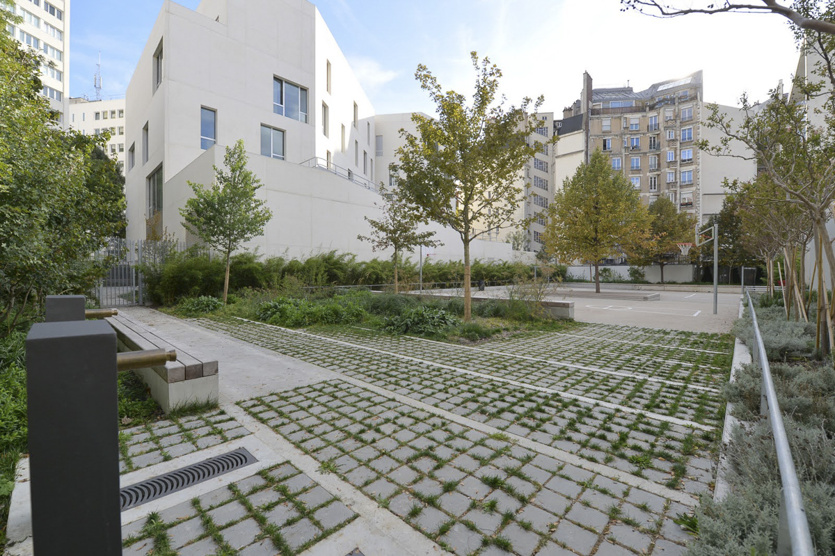 Les cours Oasis - Ville de Paris