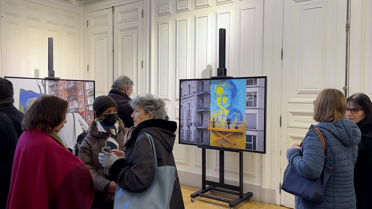 Exposition C215 « SLAVA UKRAINI », Œuvres en Ukraine - Mairie du 13ᵉ