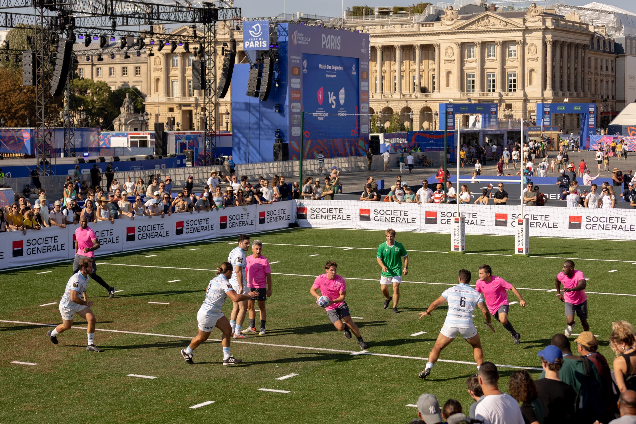 Les images de la soirée d'ouverture du Village rugby - Ville de Paris