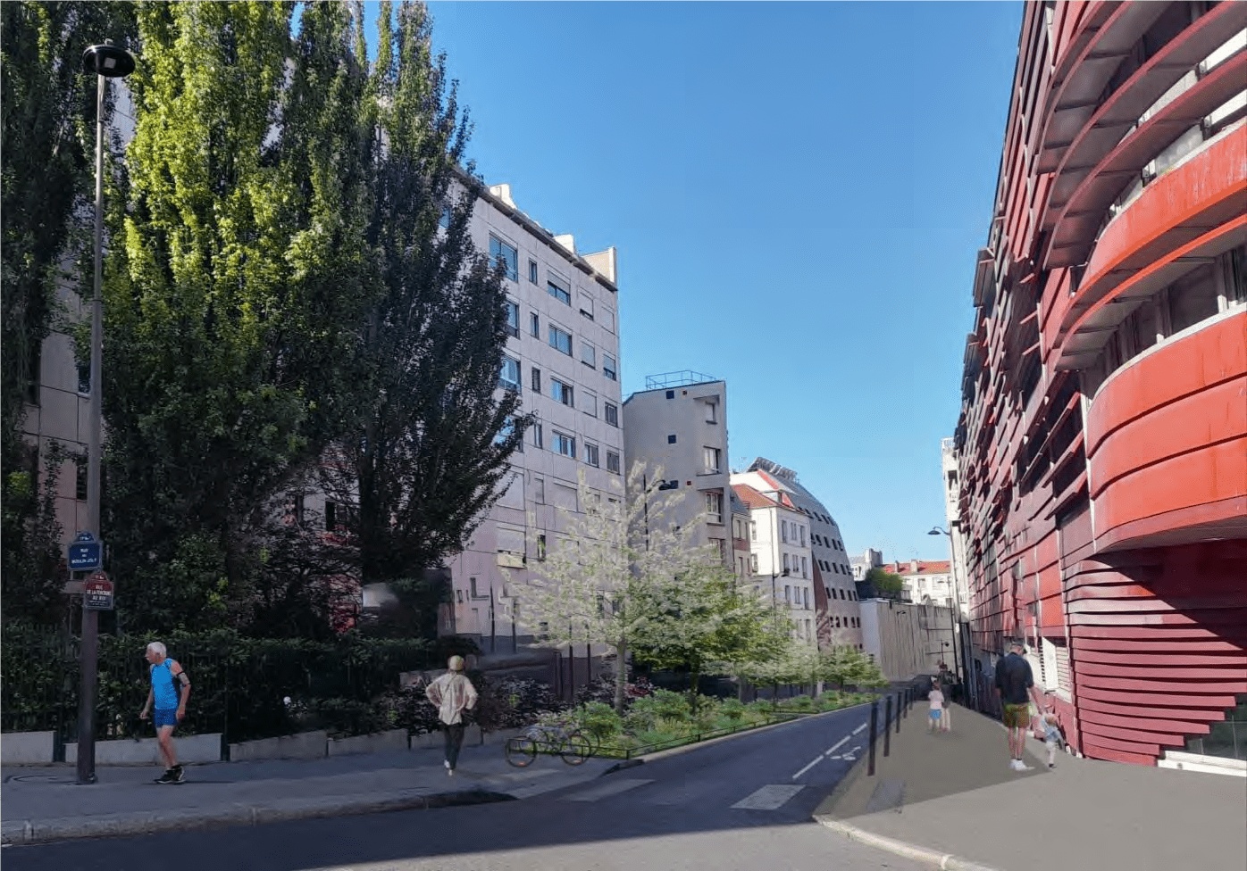 Réaménagement de la place Marek Edelman, de la rue de - Mairie du 11ᵉ