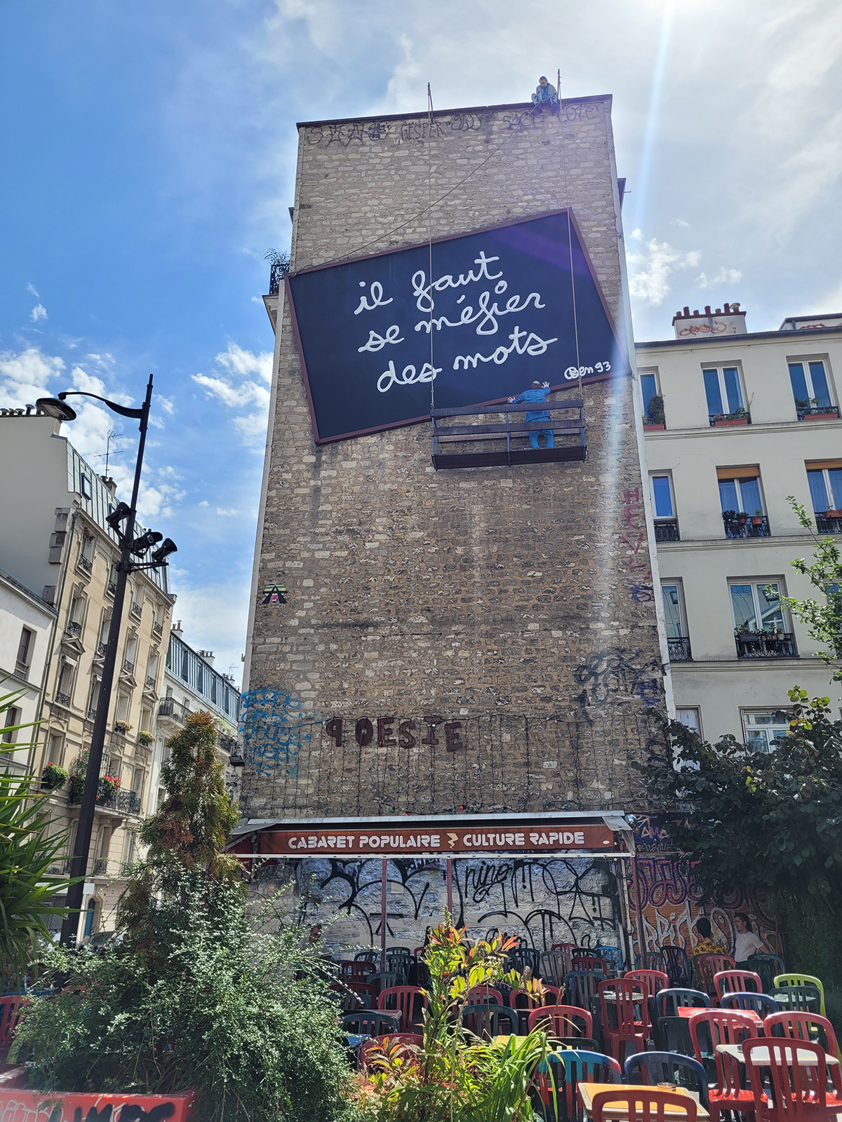 Il était une fois le 20e… La place Fréhel, une galerie - Mairie du 20ᵉ