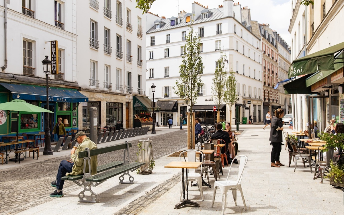 À Oberkampf, le premier « cœur piéton » de Paris - Ville de Paris