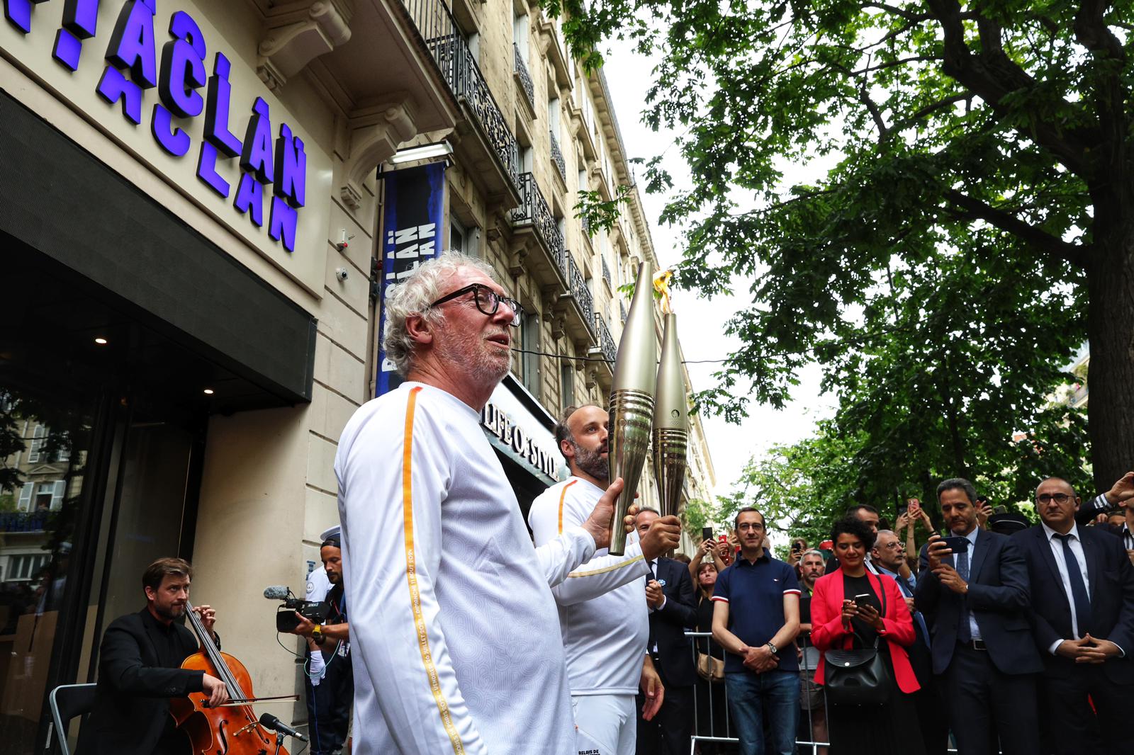 The Olympic flame in Paris: "The relay is really - Ville de Paris