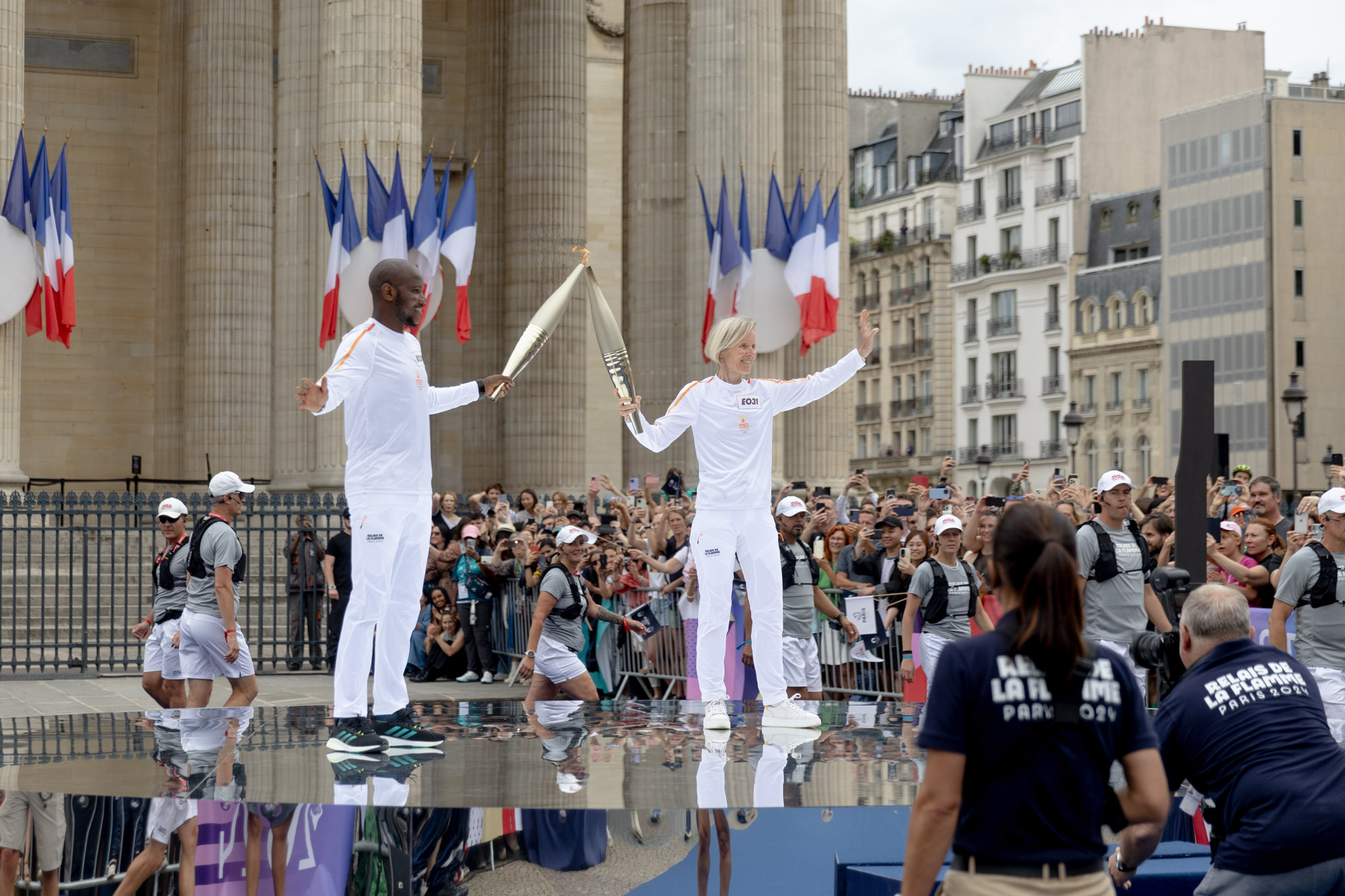 The Olympic flame in Paris: "The relay is really - Ville de Paris