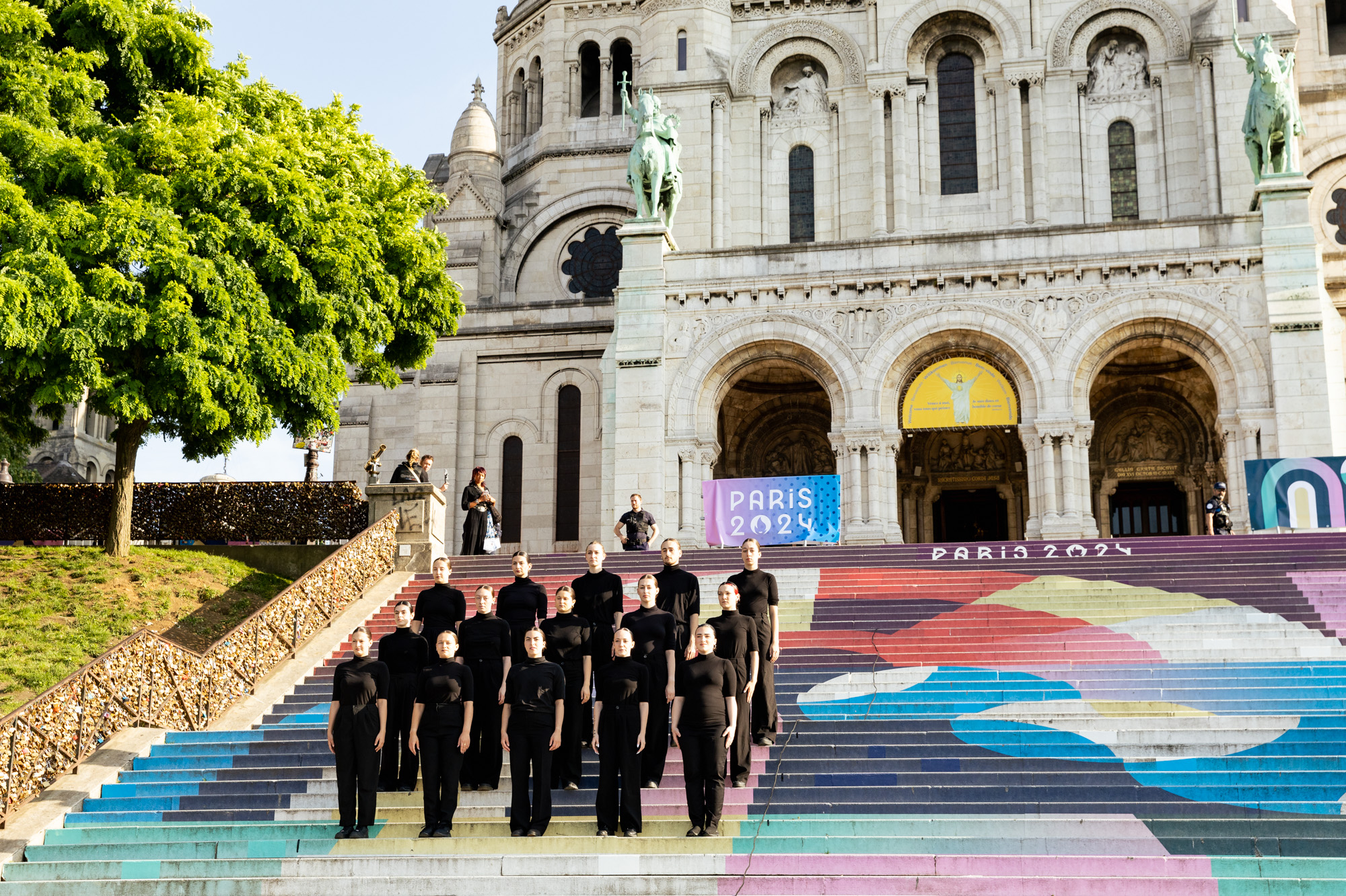 La flamme à Paris ce 15 juillet : « Un spectacle - Ville de Paris