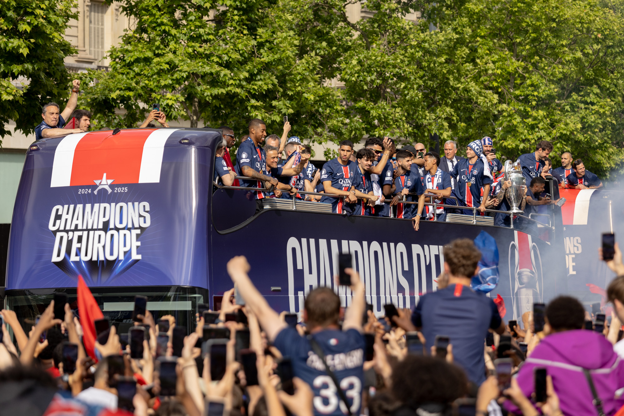 Parade étoilée pour un PSG magique ! - Ville de Paris