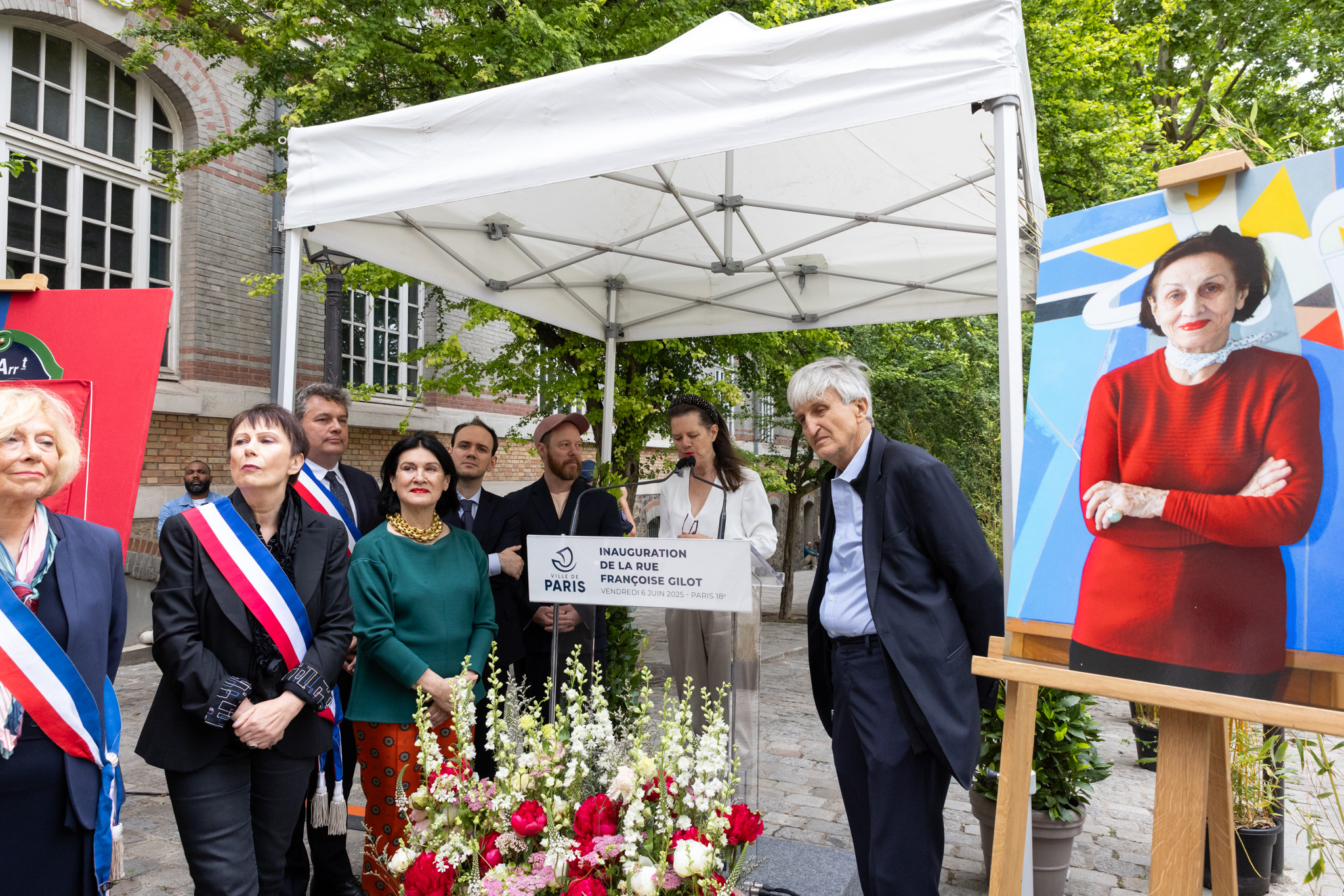 Françoise Gilot - Mairie du 18ᵉ